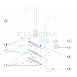 Spare Parts Wall Ladder Standard AstralPool | Piscinas Ferromar