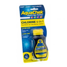 Aquacheck Yellow test strips 4 Parameters 50 pcs. | Piscinas Ferromar